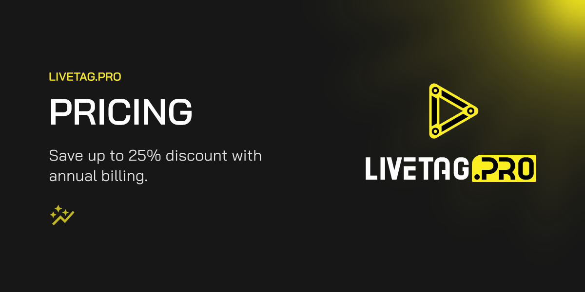 LiveTag.Pro | Pricing